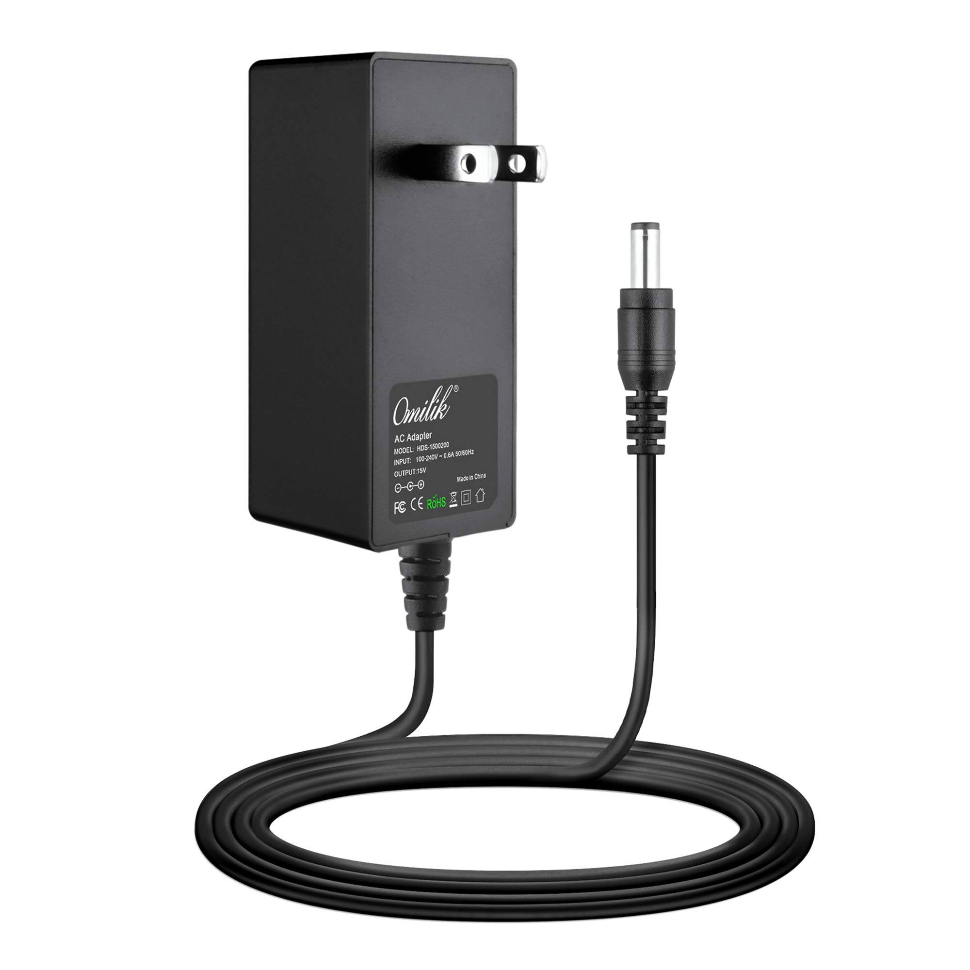 Omilik 6FT AC Adapter Replacement for Portable Bluetooth Speaker 4091451 04091451 & Advent AW870 Wireless Powered Speakers Power Supply Cord