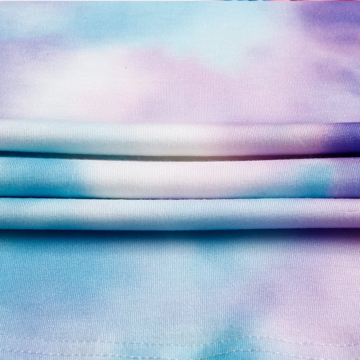 Girls Tie Dye Clothes Outfits Tracksuits Jogger Set Sweatsuits Activewear Crop Tops Hoodies Shorts Sets Size 12