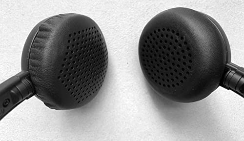 Maintenance Substitute Ear Pads Compatible with JVC HA-S20BT AHT-S28BT HA-S22W HA-S23W HA-S24W Headset Replacement Cushion (Black)