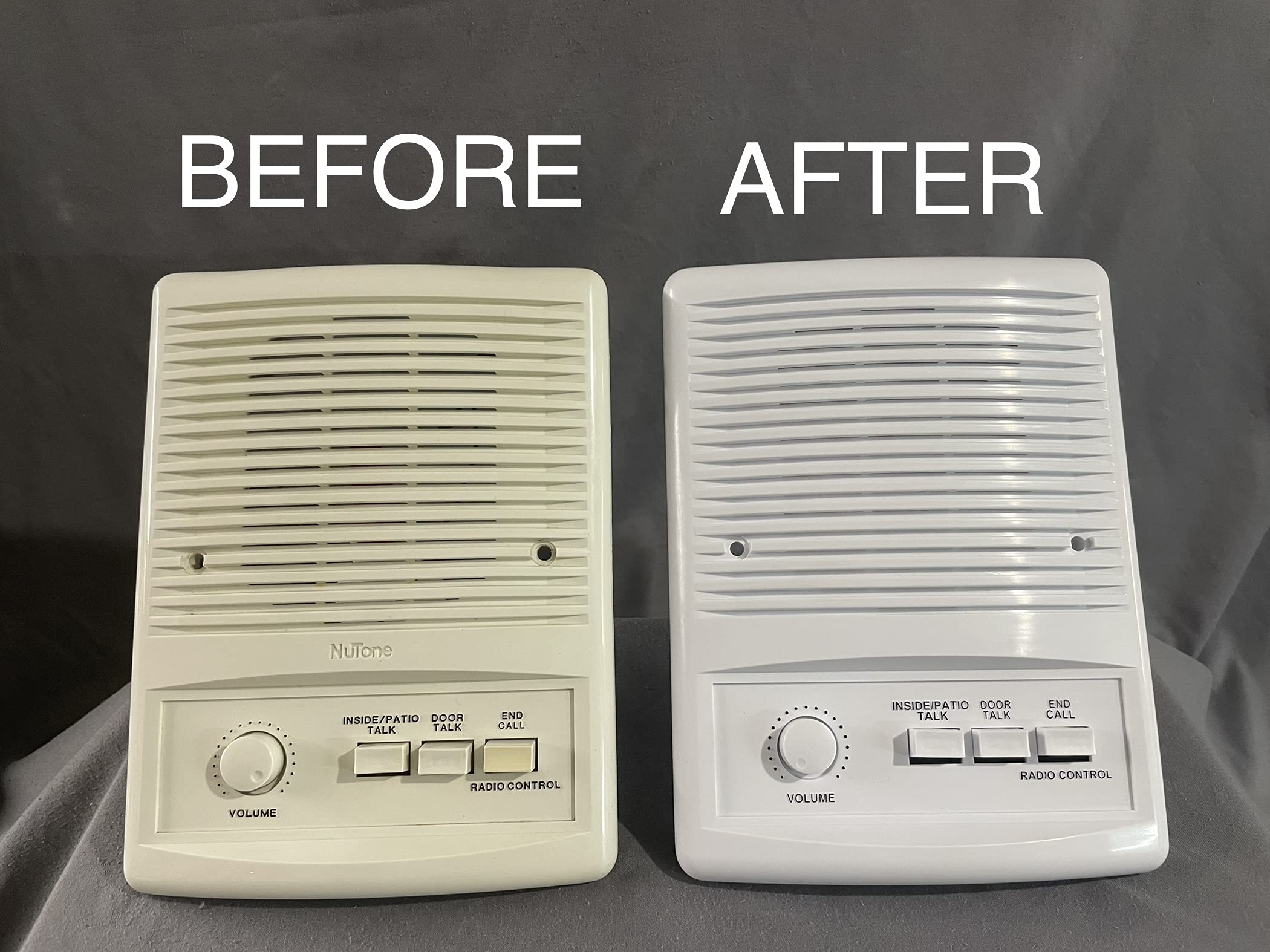 SCFM White Replacement Faceplate for Nutone Intercom ISA-335 IS-335 ISA-339 IS-305 ISA-335WH IS-335WH ISA-339WH IMA-3303 Speaker IM-3303 Speaker
