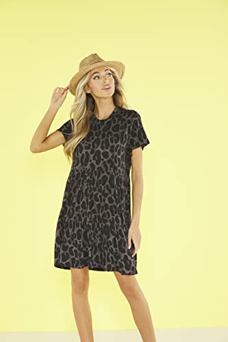 Mud Pie baby girls Dress, Black, X-large Mud Pie Leopard Poncey Dress Black X Large, Black, X-Large US