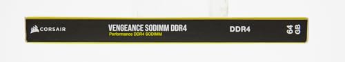 Corsair Vengeance Performance SODIMM 64GB (2x32GB) DDR4 3200MHz CL22 Unbuffered for AMD Ryzen 4000 Series Notebooks Memory - Black