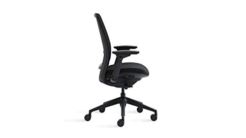 Steelcase Series 2 Office Chair, Graphite Frame, Cogent Connect Licorice