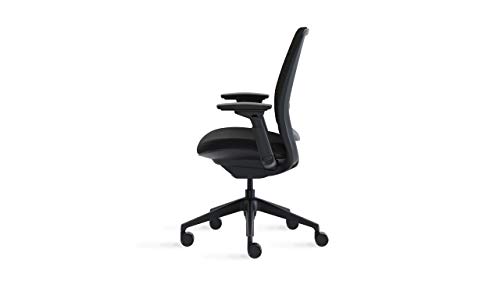 Steelcase Series 2 Office Chair, Graphite Frame, Cogent Connect Licorice
