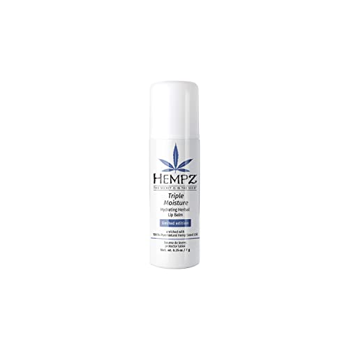 Hempz Triple Moisture Herbal Lip Balm, .25 oz