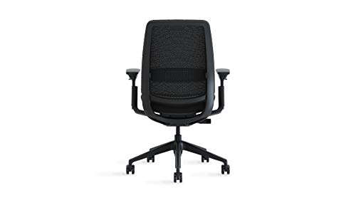 Steelcase Series 2 Office Chair, Graphite Frame, Cogent Connect Licorice
