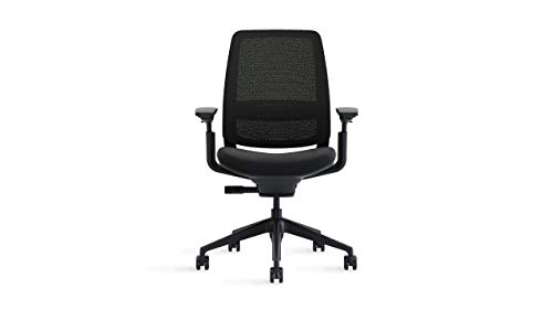 Steelcase Series 2 Office Chair, Graphite Frame, Cogent Connect Licorice