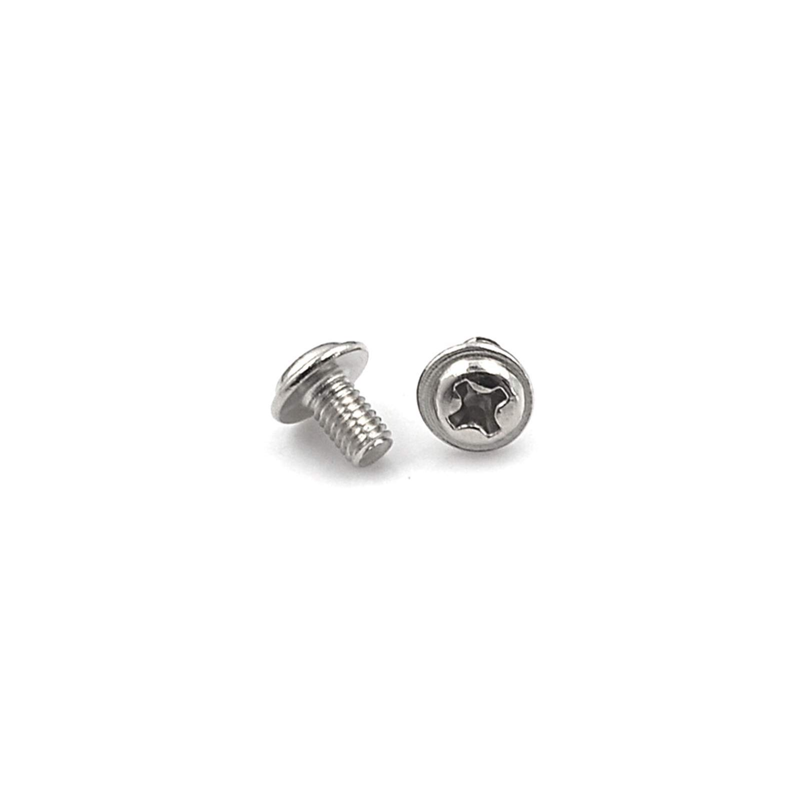 OPYTR Screw Anchors 100Pcs M3 Screw PC Case Hard Drive Precision PSU 6/32" Hex Screws for Computer Floppy DVD ROM Motherboard M3X5 5mm Anchors