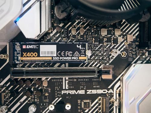Emtec 500GB X400 Power Pro M.2 2280 PCIe Gen 4.0 x4 Internal Solid State Drive (SSD) ECSSD500GX400