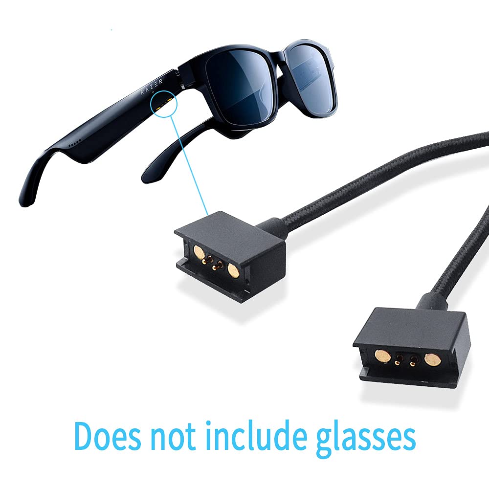 HUYUN USB Cable/Line Charging Cable Compatible for Razer anzu Smart Glasses