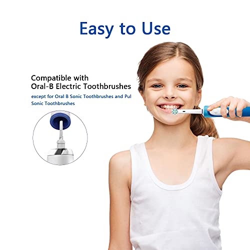 Replacement Toothbrush Head for Oral-B Braun, 12 Pack Tooth Brush Heads Covers Sets, Soft Sensitive Precision Spin Heads for Oral-B 7000/Pro 1000/9600/ 5000/3000/8000