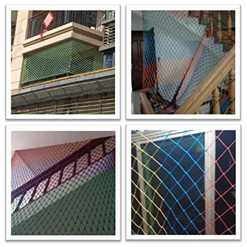 Koleso 1m Dia 8mm10mm Safety Net Family Balcony Railing Stairs Anti-Falling Baby Fence Net Guardrail Safety Netting-90646
