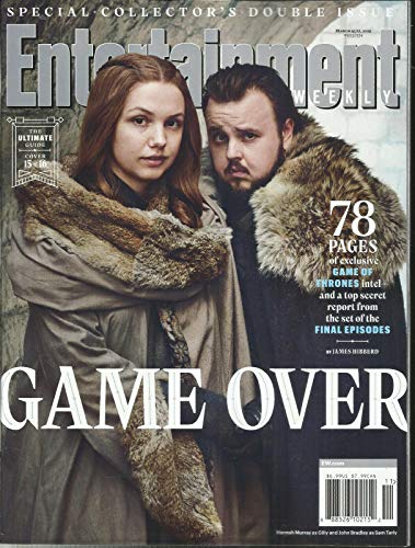 ENTERTAINMENT WEEKLY MAGAZINE, GAME OVER MARCH,15th /22nd 2019 COVER 15 OF 16