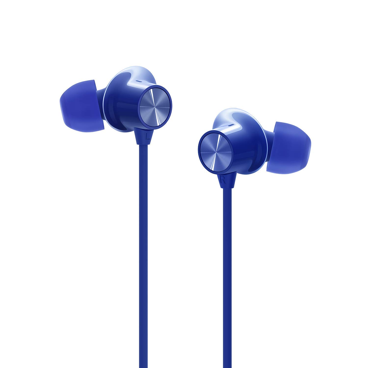 OnePlus Bullets Wireless Z Bass Edition in-Ear Earphone with Mic, Passive Noise Cancellation (Bluetooth 5.0, Quick Switch) (Bass Blue)