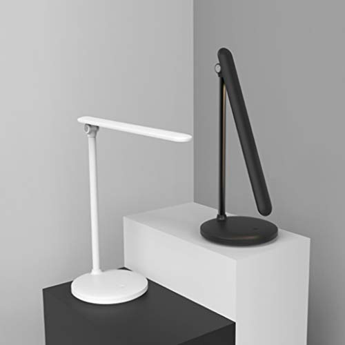Eye-Caring LED Folding Desk Lamp Eye Protection Portable Charging Touch Dimming with Memory Function Rotating Reading and Writing Table Lamp Office lamp (Color : White)