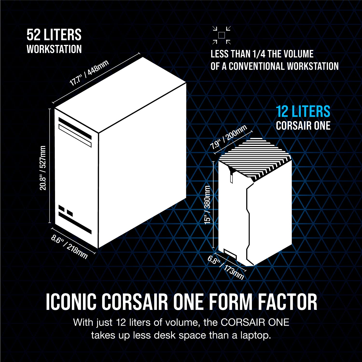 Corsair ONE i200 Compact Gaming PC - Intel® Core™ i7-11700K CPU - NVIDIA® GeForce RTX™ 3080 Graphics - 32GB Vengeance LPX DDR4 Memory - Thunderbolt 3™,Windows 10 Home