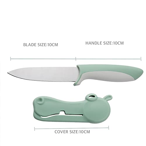 DAMPEN Ceramic Scissors with Ceramic Knife Sets Soft-grip Handles,Safety Healthy ,Kitchen Scissors for Baby Food Kids Food