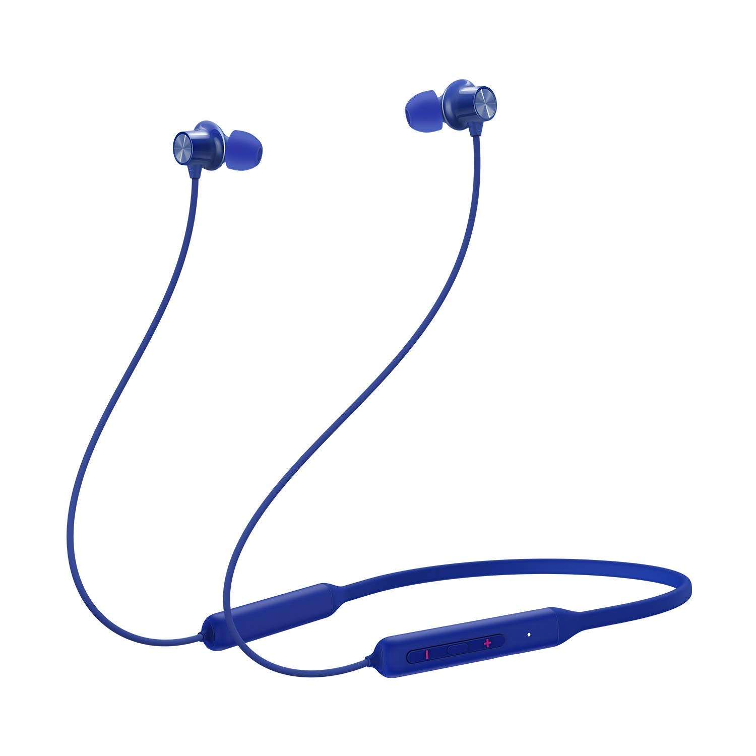 OnePlus Bullets Wireless Z Bass Edition in-Ear Earphone with Mic, Passive Noise Cancellation (Bluetooth 5.0, Quick Switch) (Bass Blue)