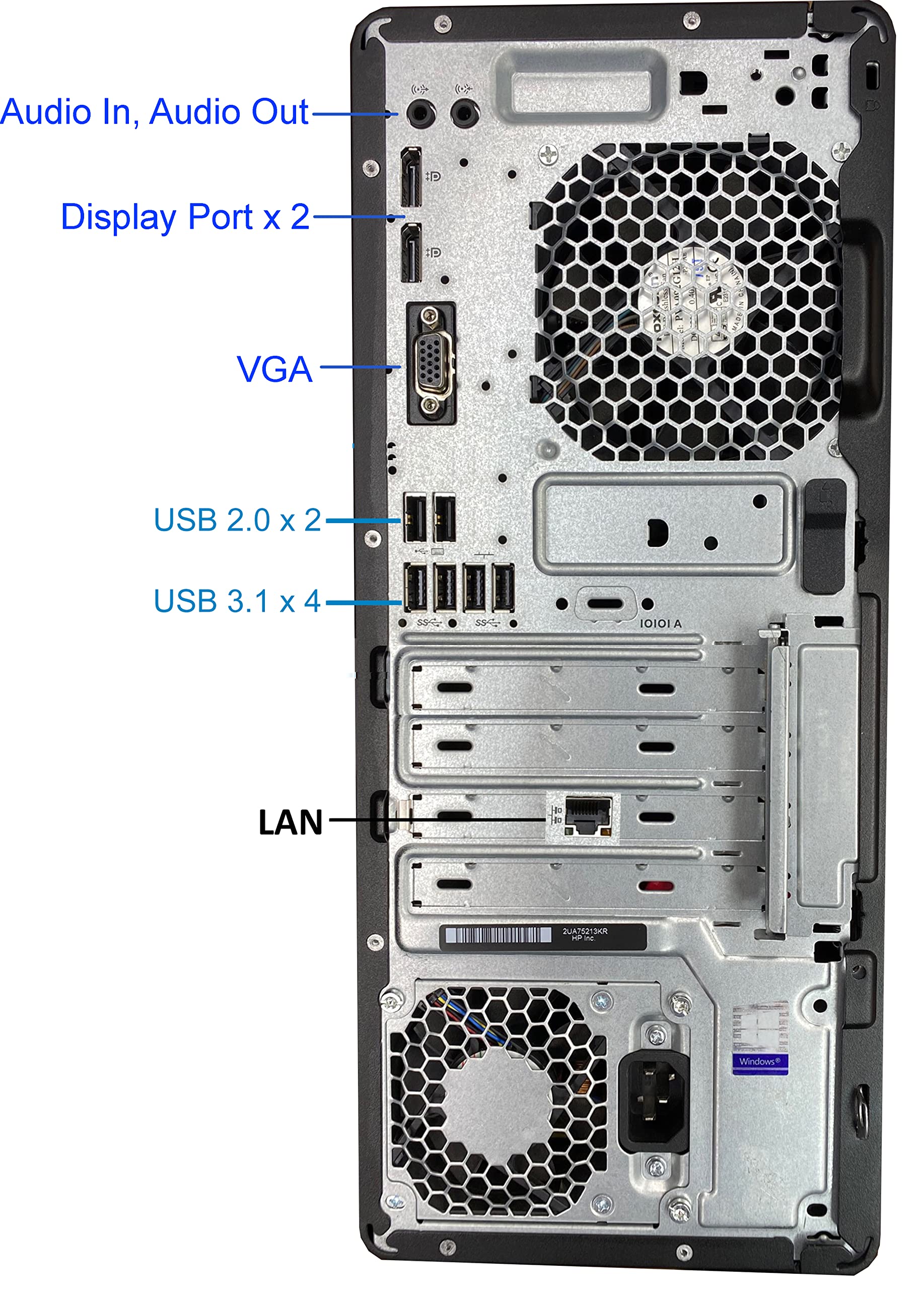 HP EliteDesk 800 G3 Tower Computer, Intel i7-6700, 32GB RAM, 1TB SSD, DisplayPort, DVD-RW, USB-Type-C, Wi-Fi, Bluetooth - Windows 10 Pro (Renewed)