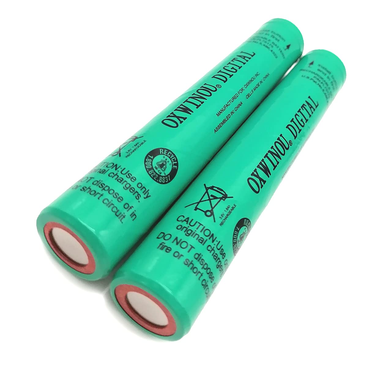 OXWINOU Battery Compatible with streamlight Stinger Battery 75175 hp xt ds led FLB-NCD-1 sdfl-c852 3.6 Volt 1.8ah Rechargeable Battery Stick (NiCd 3.6V 1800mAh) Batteries 3-Pack