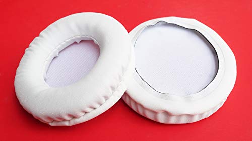 Maintenance Substitute Ear Pads Compatible with JVC HA-SR185 HA-SR180 Headset Replacement Cushion (White)