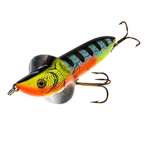 Heddon X0200JMP Slopenose - Natural Perch (4-7/8 Inch, 3/4oz), Multicolor, One Size