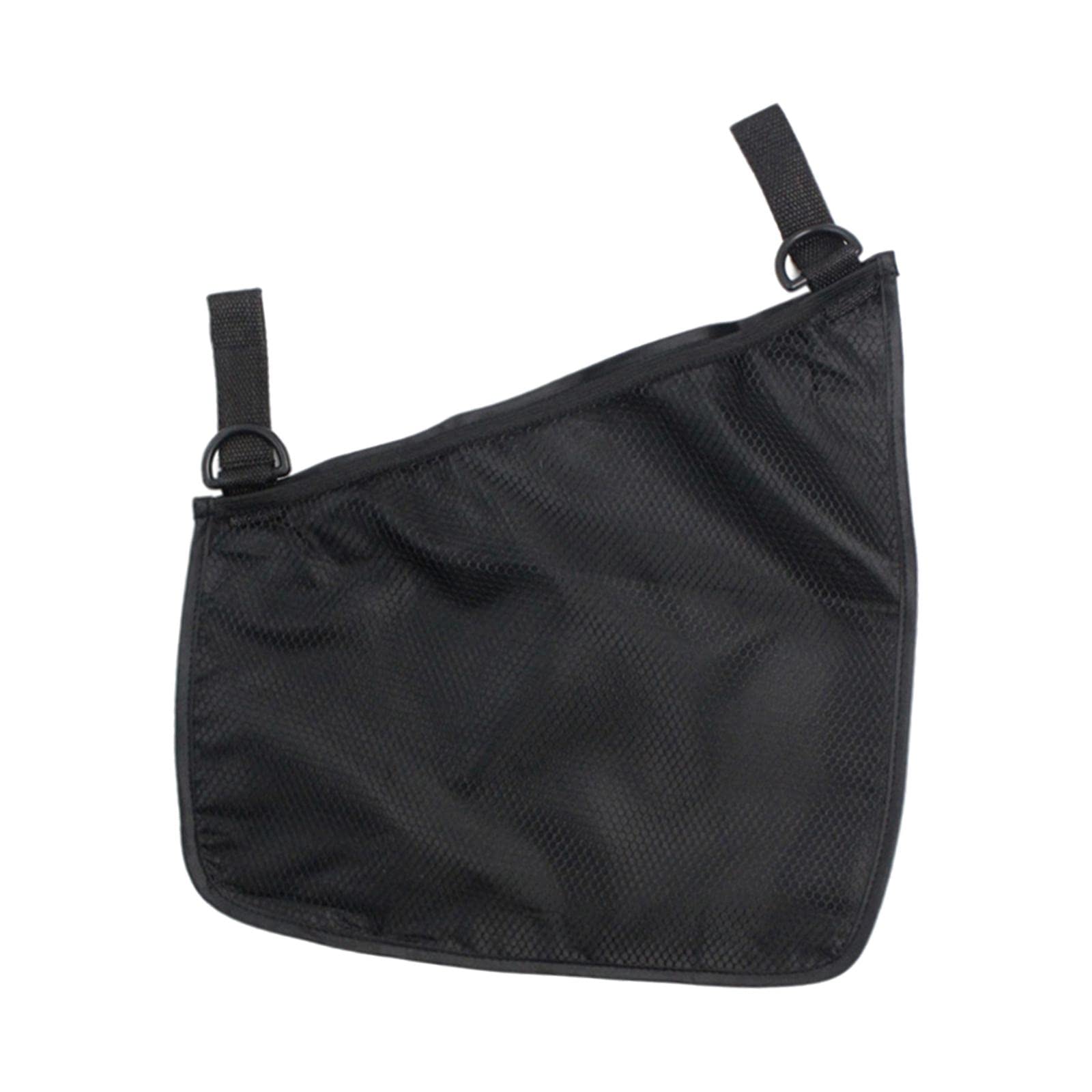 Colcolo Universal Multifunction Buggy Net Bag Baby Stroller Side Hanging Mesh Bags Organizer Pouch Lightweight Carrying Diapers Pocket Gift, Black