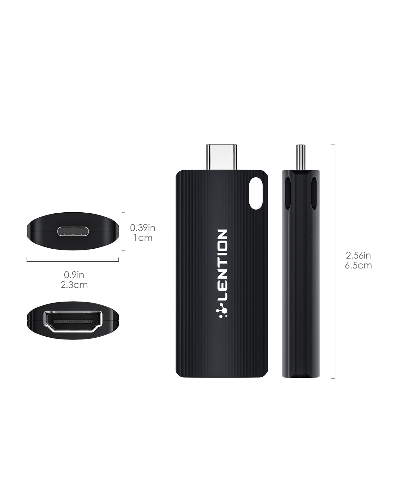 LENTION 4K HDMI to USB C Video Capture Card for Gaming/Live Streaming/Video Conference, Supports PS4/OBS/PC/Windows/DSLR/PS5/YouTube (VC20)