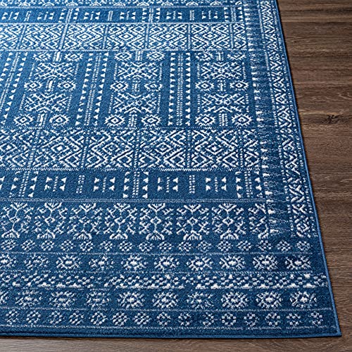 Artistic Weavers Bohemian Moroccan Goldie Area Rug,7'10" x 10',Navy