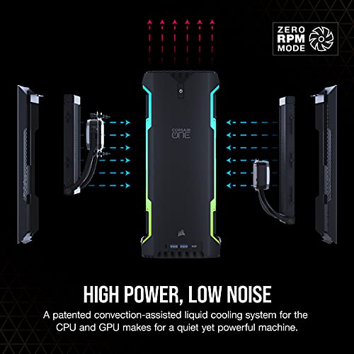 Corsair ONE a200 Compact Gaming PC - AMD Ryzen™ 9 5900X CPU - NVIDIA® GeForce RTX™ 3080 Graphics - 32GB Vengeance LPX DDR4 Memory, 1TB, Windows 10 Home