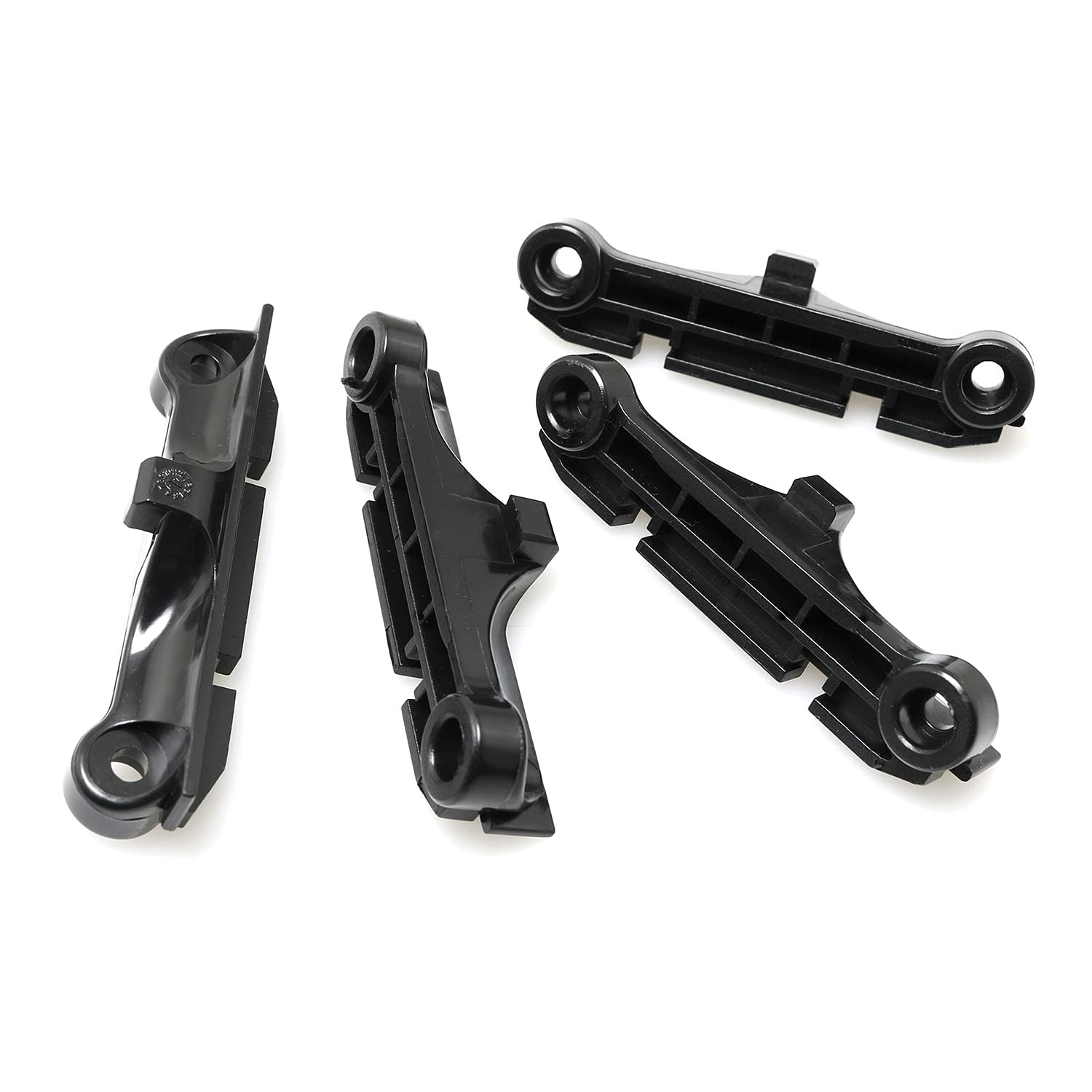 RLECS CPU Fan Retainer Bracket 4PCS Black CPU Fan Support Bracket CPU Motherboard Bracket Clips for AM4