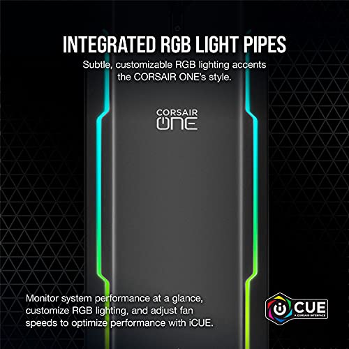 Corsair ONE a200 Compact Gaming PC - AMD Ryzen™ 9 5900X CPU - NVIDIA® GeForce RTX™ 3080 Graphics - 32GB Vengeance LPX DDR4 Memory, 1TB, Windows 10 Home