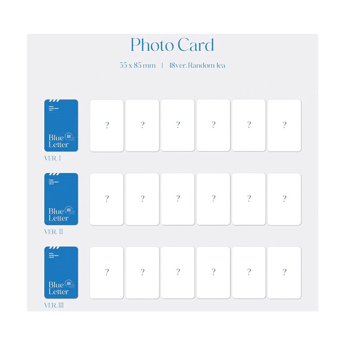 WONHO 2nd Mini Album - Blue Letter (Random Ver.) 1Album