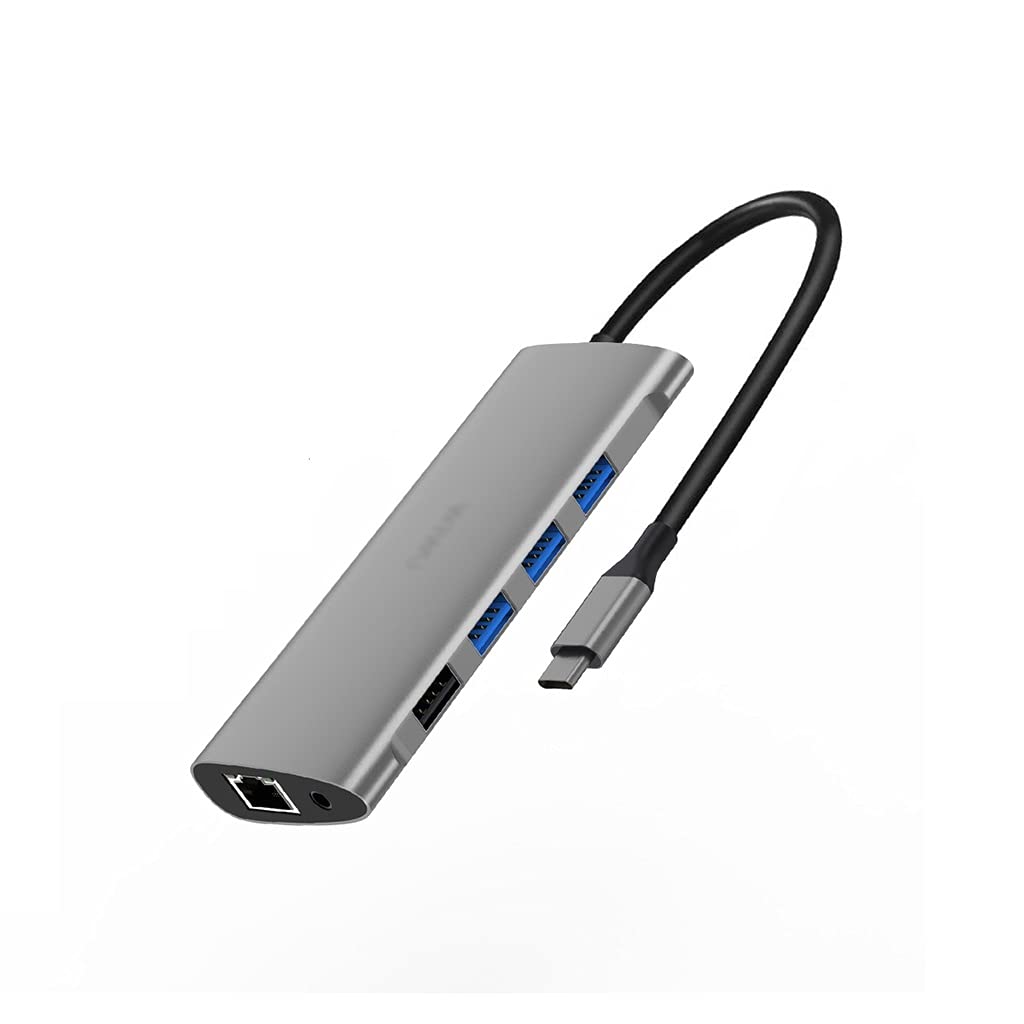 Port Expander USB C Hub 11 in 1 with HDMI, VGA, Ethernet, SD/TF Card Reader, 3 USB 3.0 Ports, USB 2.0 Ports, 3.5mm Audio, PD 86W USB Splitter