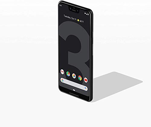 Google Pixel 3 XL (64GB, 4GB RAM) 6.3" QHD+, IP68 Water Resistant, Snapdragon 845, GSM/CDMA Factory Unlocked (AT&T/T-Mobile/Verizon/Sprint) Just Black (Renewed)