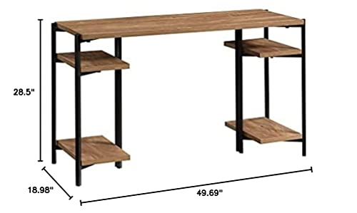 Sauder North Avenue Desk, L: 49.69" x W: 18.98" x H: 28.50", Sindoori Mango Finish