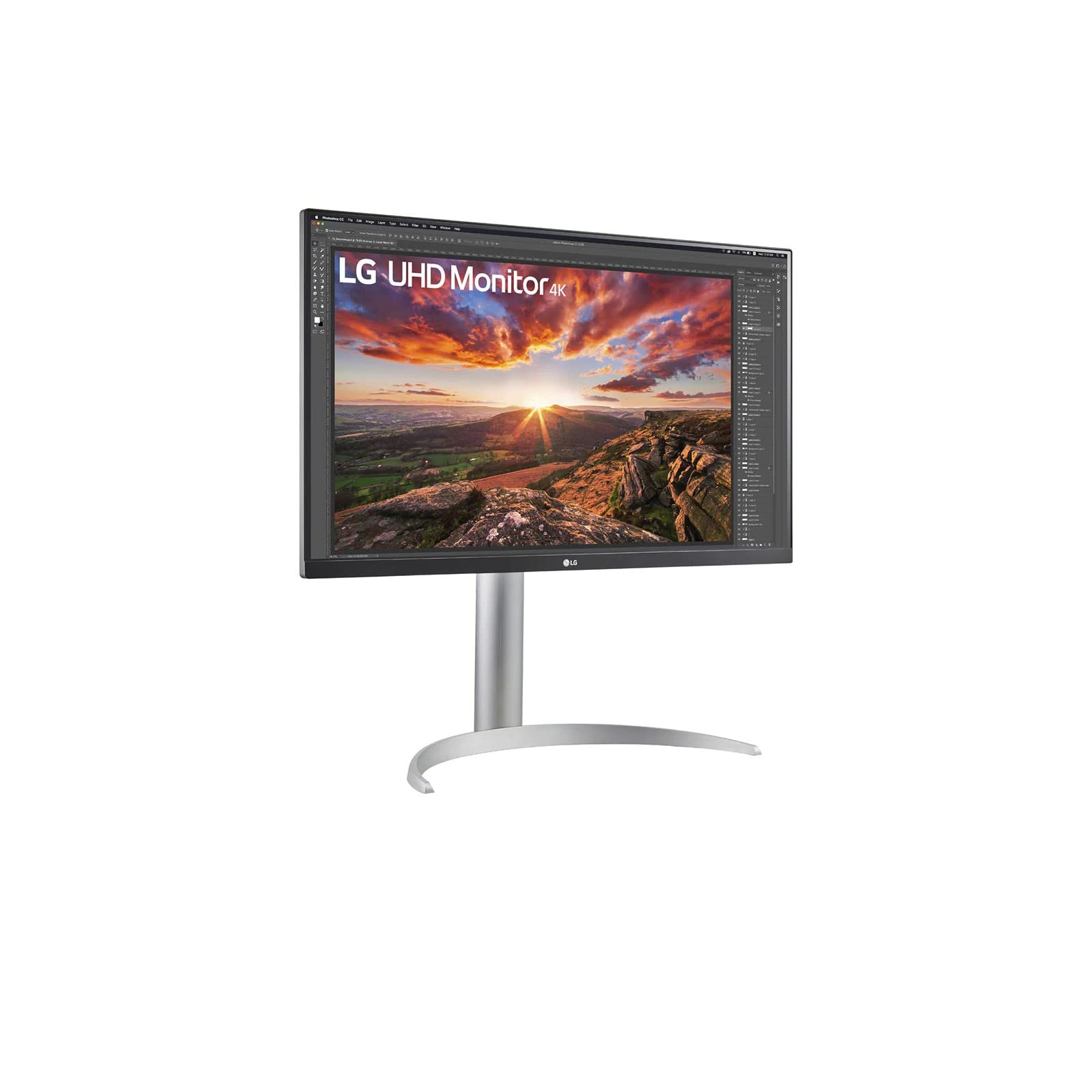 LG Electronics - 27BP85U-W - 27" Monitor, 3840x2160, 16:9 IPS, USB-C, HDMI 2.0 (2), Display Port, USB 3.0 (2 Down)