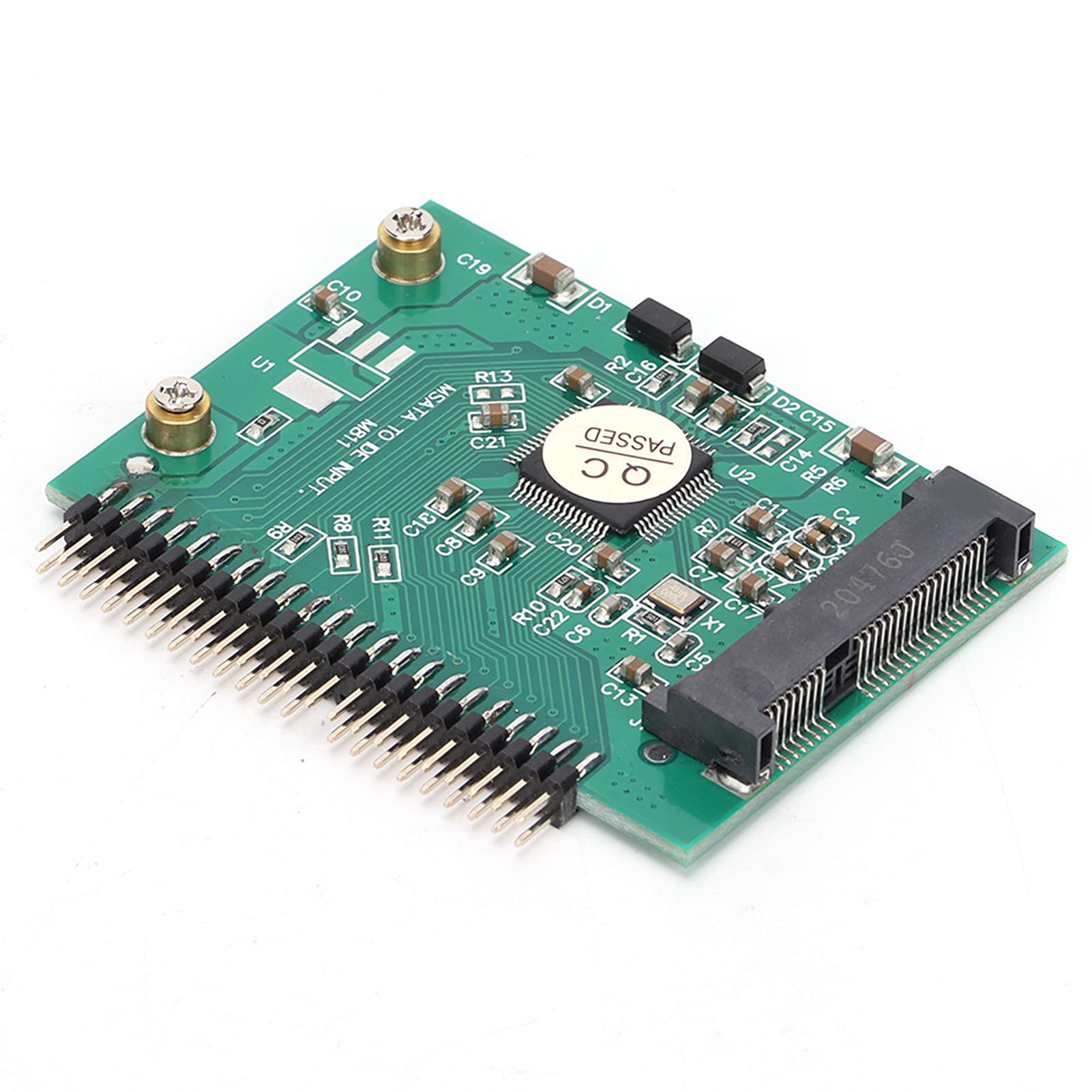 44pin Standard Male IDE Connector Cards for MSATA SSD, Laptop 1.8in IDE PCI E SSD Hard Drive Adapter Card, Compatible for DOS/Win3.1/NT4/98SE/ME/2000//XP/Vista/UNIX/Linux