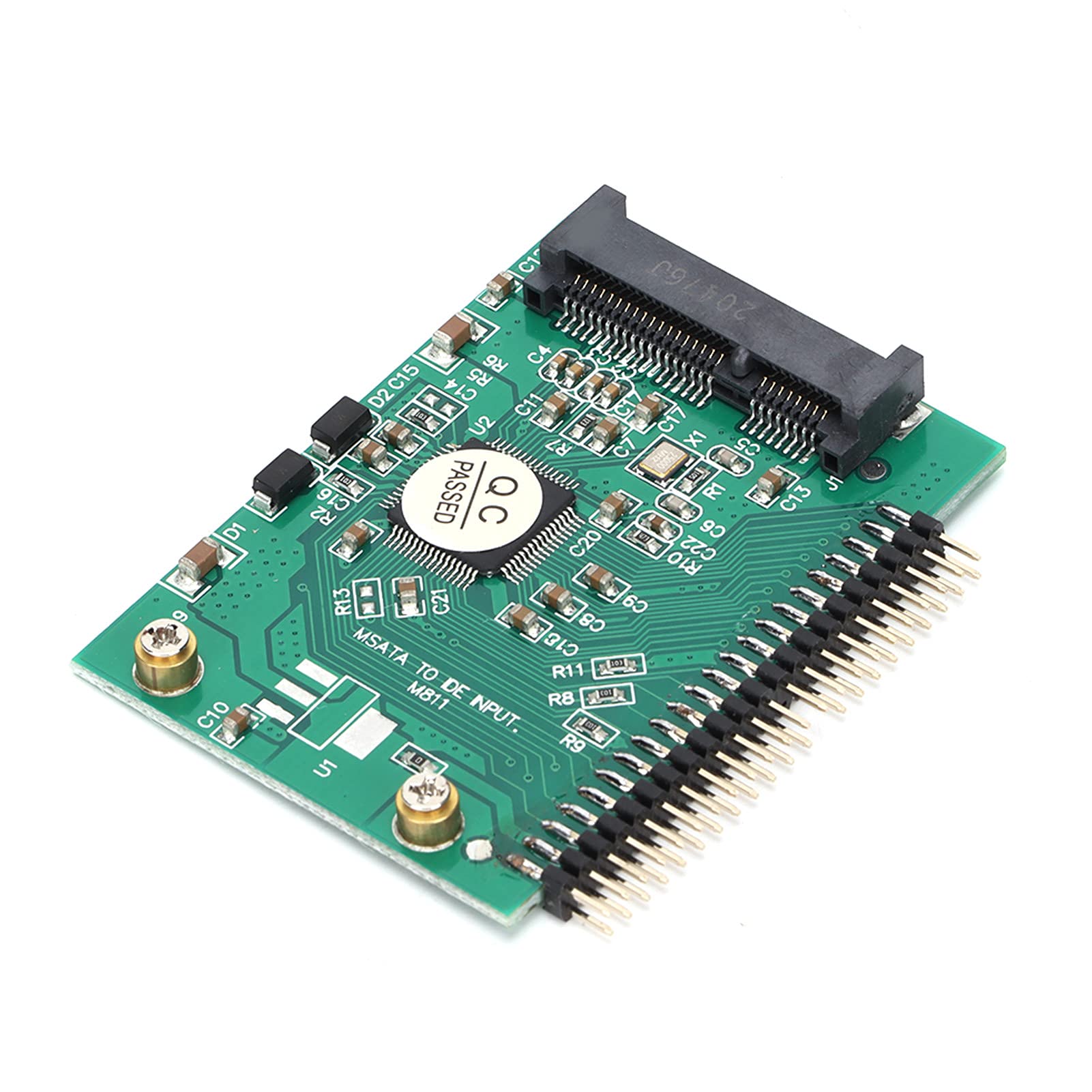 44pin Standard Male IDE Connector Cards for MSATA SSD, Laptop 1.8in IDE PCI E SSD Hard Drive Adapter Card, Compatible for DOS/Win3.1/NT4/98SE/ME/2000//XP/Vista/UNIX/Linux