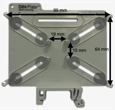 DIN Rail Mount for SBC, PCB & SSD
