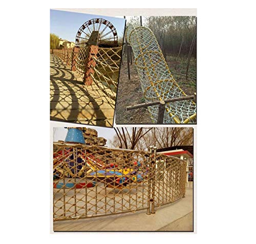 MAGFYLY Banister Guard net Children's Stairs Anti-Fall Safety Net, Hemp Rope Net, Photo Wall Decoration Net, Restaurant Bar Partition Net Balcony Obstacle Crib Protection Scenic Fence Network 1x4m