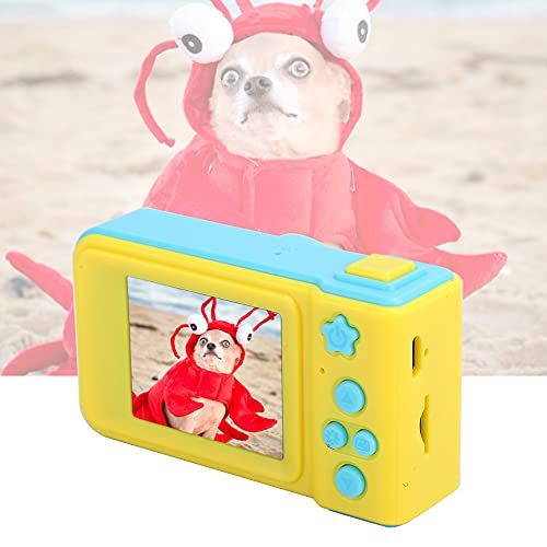 Kids Digital Dual Camera, HD Digital Video Camera Toy Little Kids, for Leisure and Entertainment for Kids for More Creative Ways(Blue (no Memory Card))