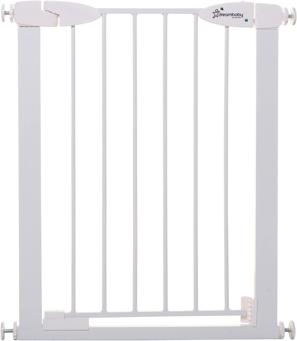 Dreambaby Caged Deluxe EZY-Fit Clip-on Fan - with Flexible Neck for Adjustable Air Flow - Perfect for Strollers, Cribs, Wheelchairs, Beach, Camping & Pool - White - 1 Pack