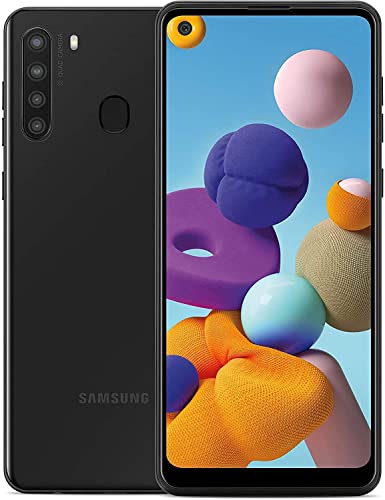 SAMSUNG Galaxy A21 A215U 6.5-inch T-Mobile/Sprint Locked 32GB Android Smartphone (Renewed)