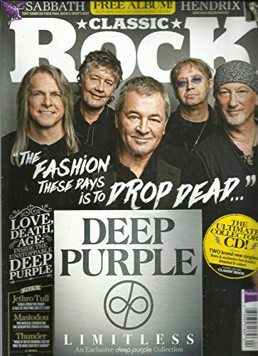 CLASSIC ROCK MAGAZINE, THE FASHION THESE DAYS IS TO PROP DEAD APRIL, 2017# 234