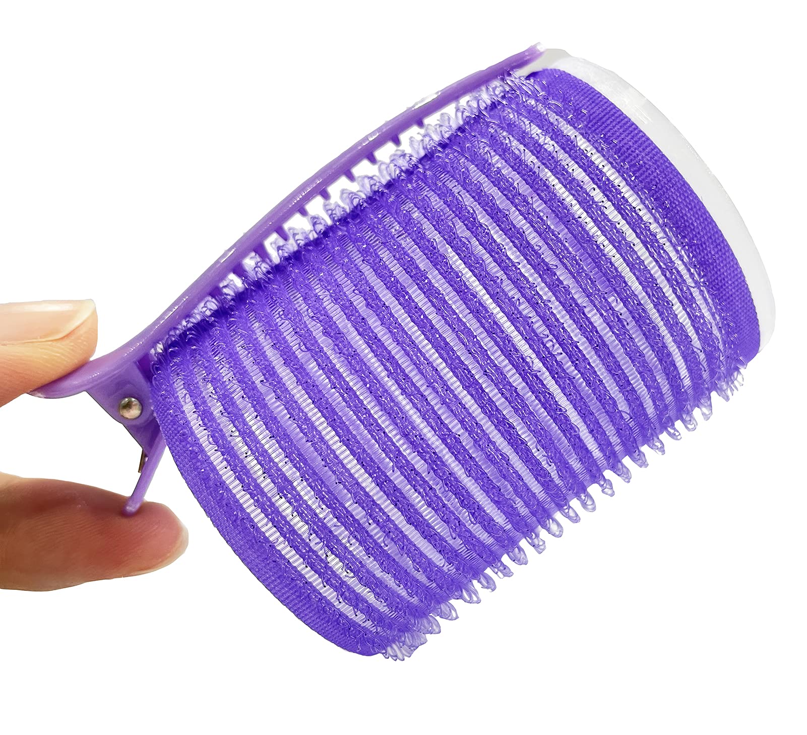 ROPIKIS Hair Rollers Set - Self-Grip Velcro Curlers for Volume and Blowout Look on Thick, Fine, Medium or Long Hair (6 Large, 6 Medium, 6 Small, 12 Clips)