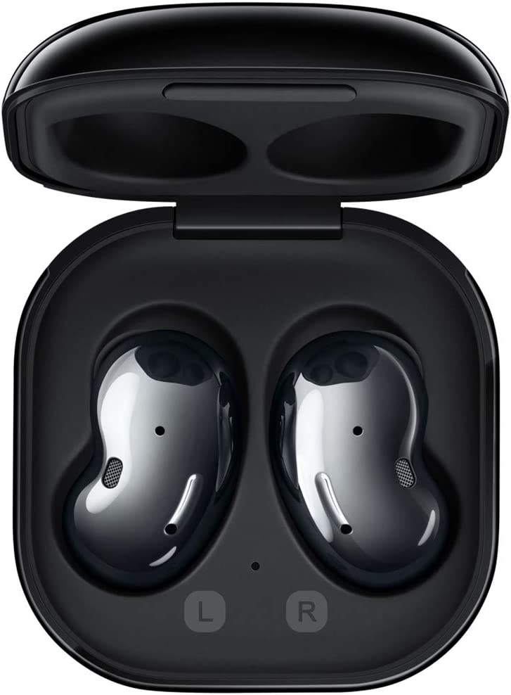 Samsung Galaxy Buds Live, Earbuds w/Active Noise Cancelling (Mystic Black) (Renewed)