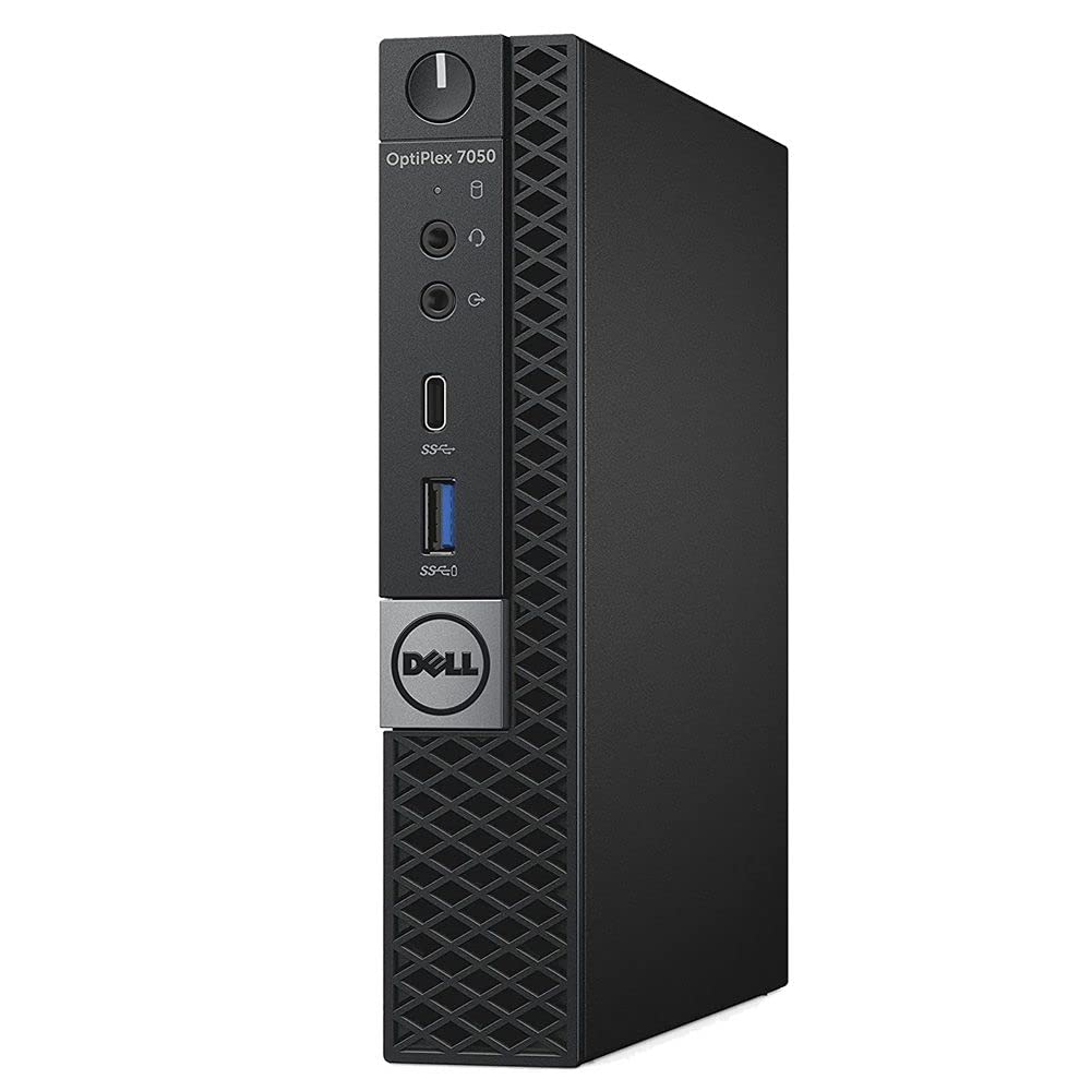 Dell Optiplex 7050 Micro Desktop i7-6700T UP to 3.60GHz 16GB DDR4 New 512GB NVMe M.2 SSD Wireless Keyboard Mouse WiFi BT Win10 Pro (Renewed)