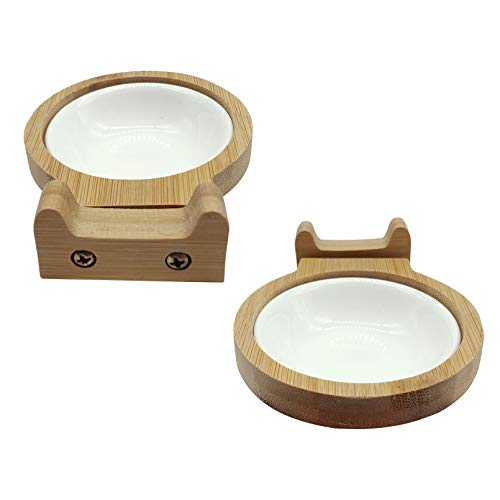 Hamster Food Bowl Ceramic Water Bowl Hanging Crates Mini Pet Bowl for Hamster Mice Bird Guinea Pig and Other Small Animals(2 Pack)