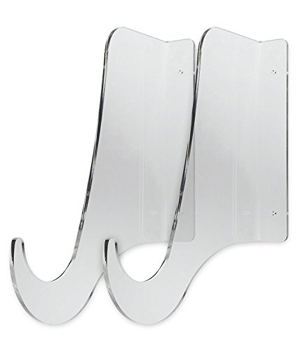 SOURCEONE.ORG Premium Clear Acrylic Surfboard Wall Mount Display Rack